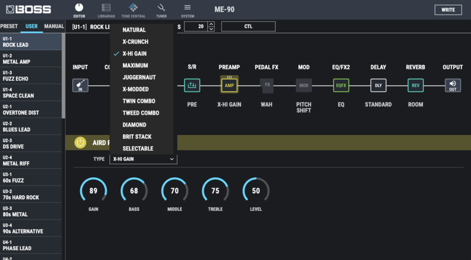 Using BOSS Tone Studio with the ME-90 - BOSS Articles